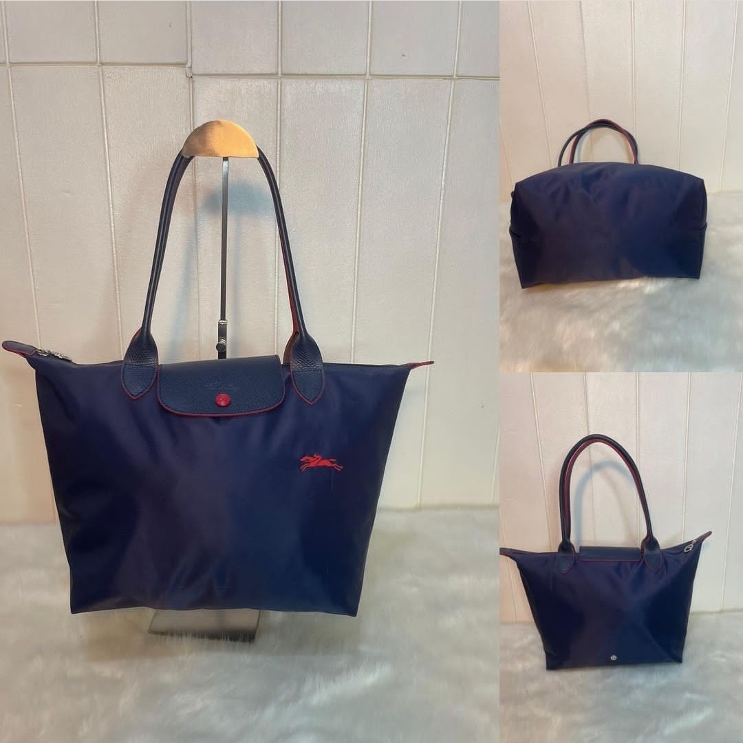 Auth Longchamp navy le pliage tote bag, Luxury, Bags & Wallets on Carousell