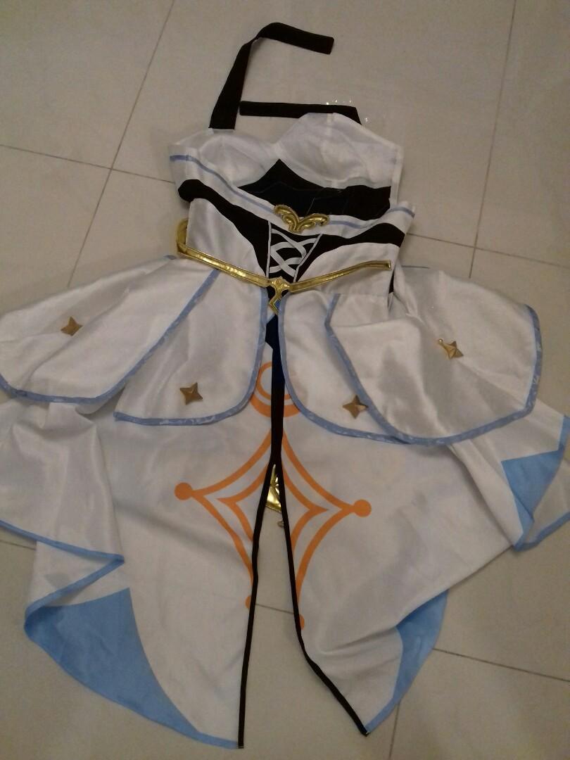 Lumine Genshin Impact Cosplay full set with wig, Women's Fashion ...