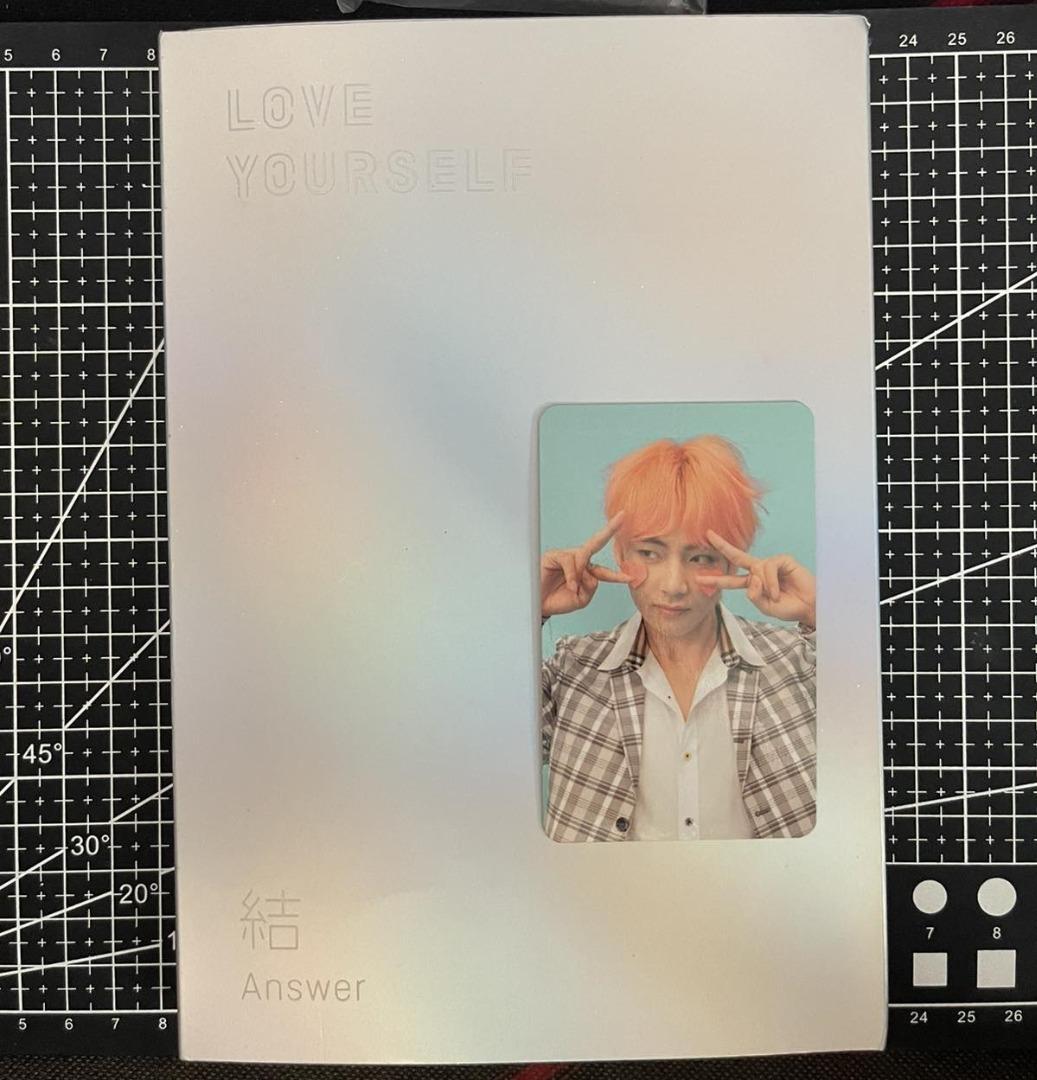 ly answer f taehyung pc with unsealed album, Hobbies & Toys ...
