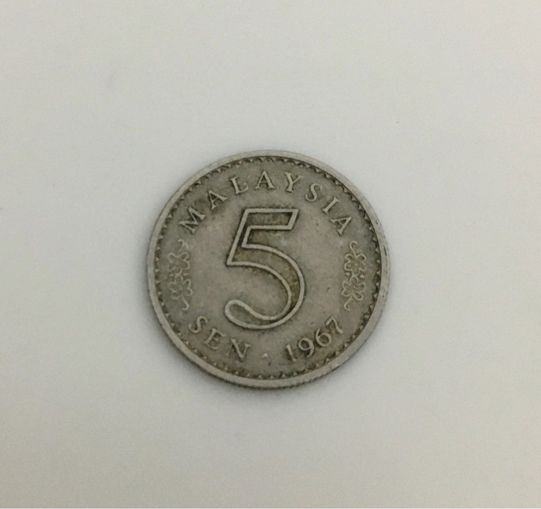 Malaysia 5 sen 1967, Hobbies & Toys, Collectibles & Memorabilia ...