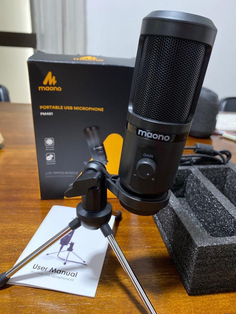 Maono Portable Microphone, Audio, Microphones on Carousell