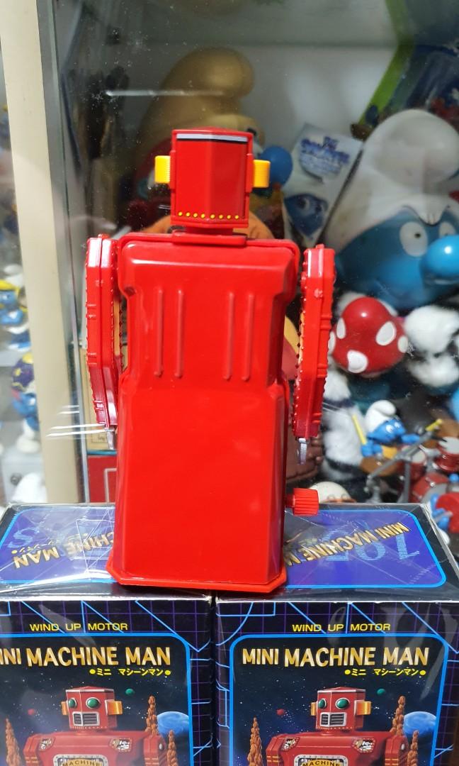 Masudaya Vintage tin plate wind up robot Mini Machine Man, Hobbies ...