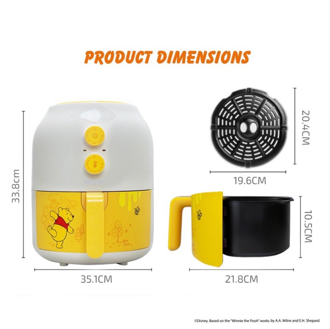 Mayer x Disney Winnie The Pooh Edition 3.5L Air Fryer, TV & Home ...