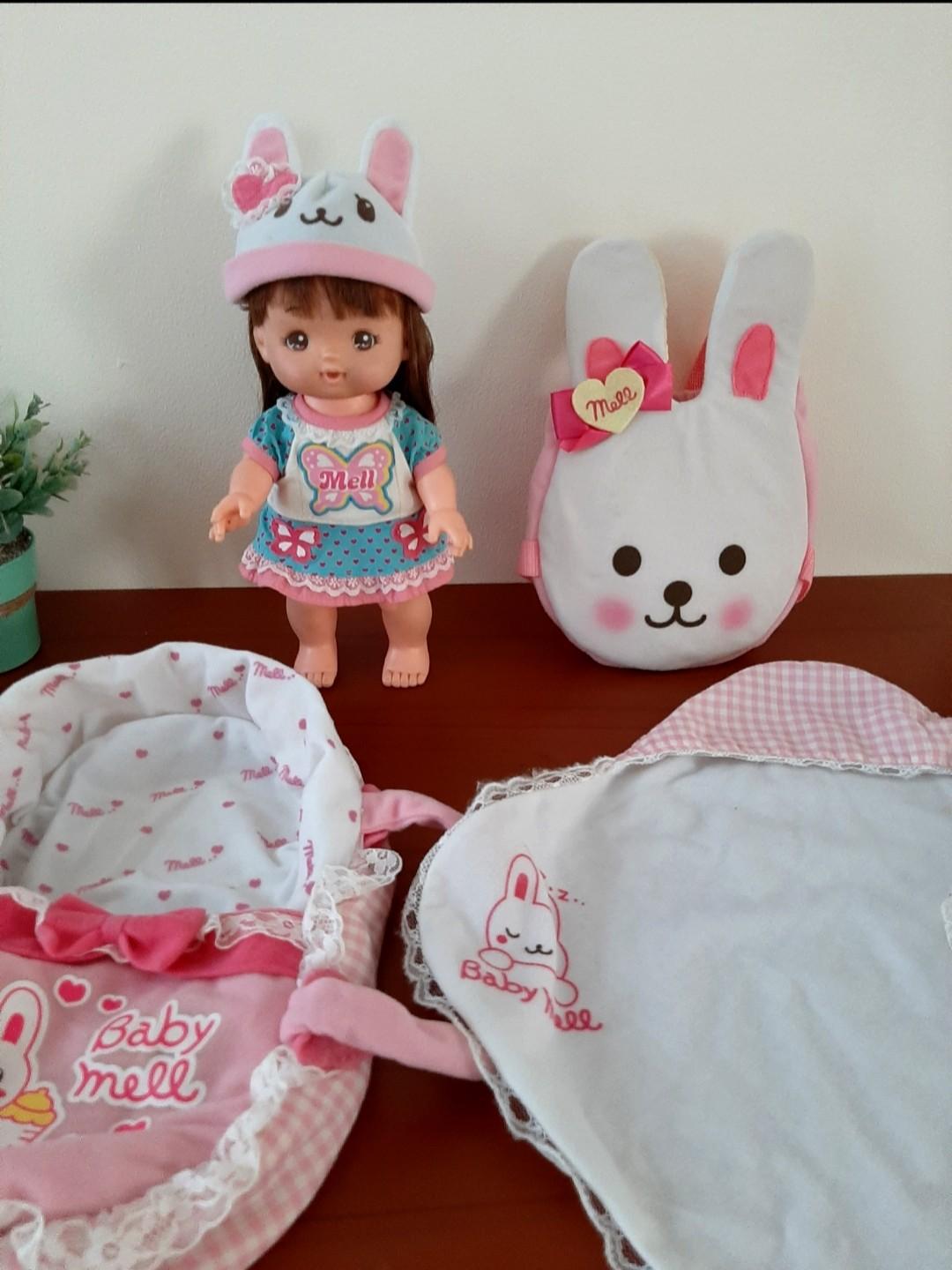 Take all Mell Chan Set, Bayi & Anak, Mainan & Baby Walker di Carousell