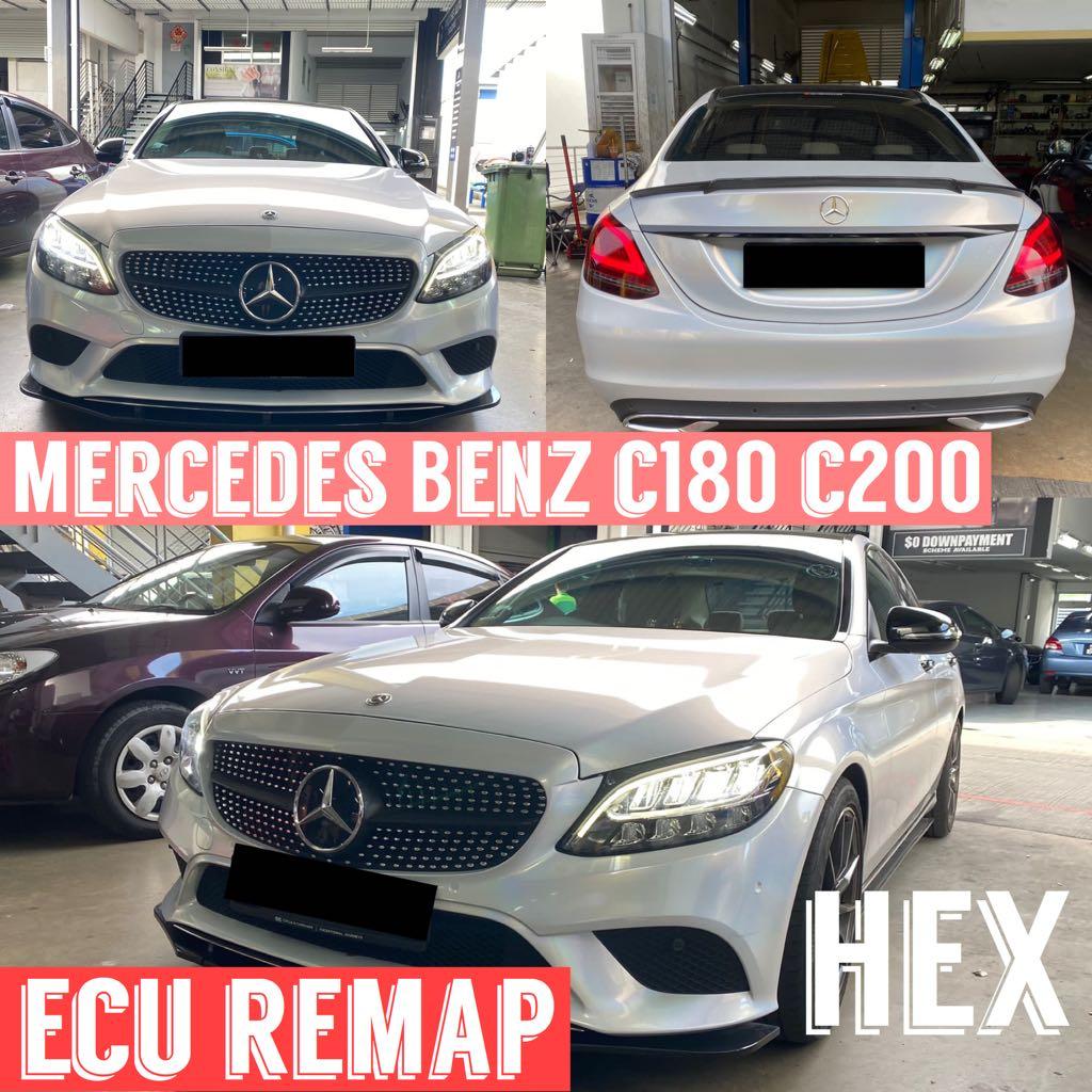Mercedes Benz C180 C200 - ECU Reflash / Remap / Tune, Car Accessories ...