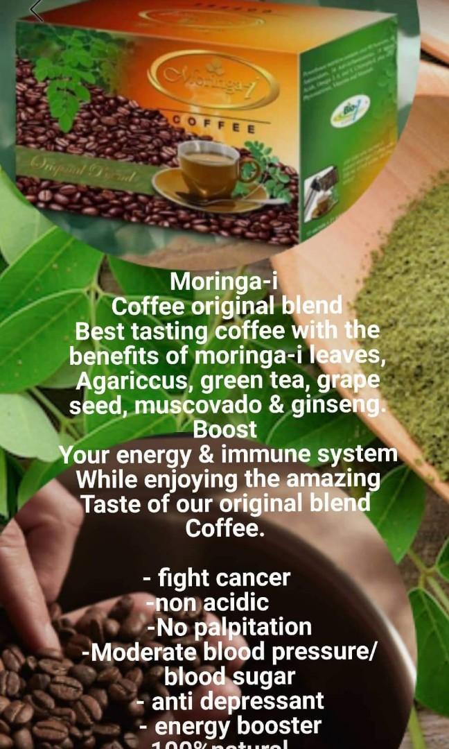 Moringa-i original blend coffee (15 sachets), Health & Nutrition ...