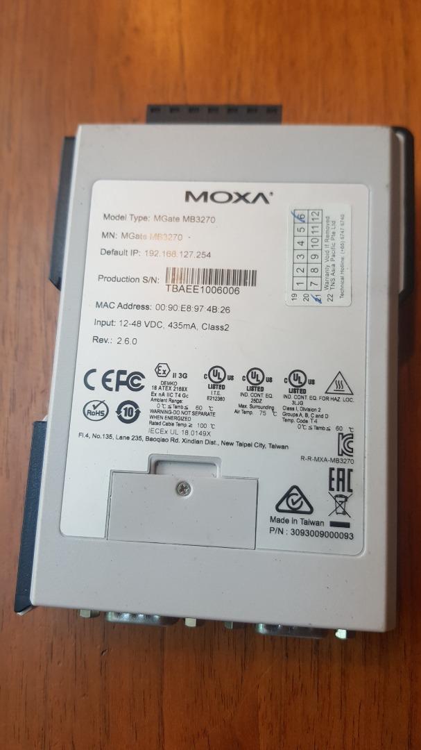 MOXA Mgate MB3270, Computers & Tech, Office & Business Technology on ...