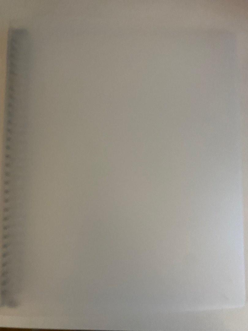 muji a4 grid paper/binder, Hobbies & Toys, Stationery & Craft ...