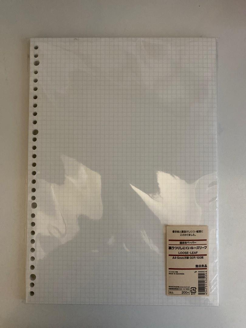 muji a4 grid paper/binder, Hobbies & Toys, Stationery & Craft, Stationery & School Supplies on ...