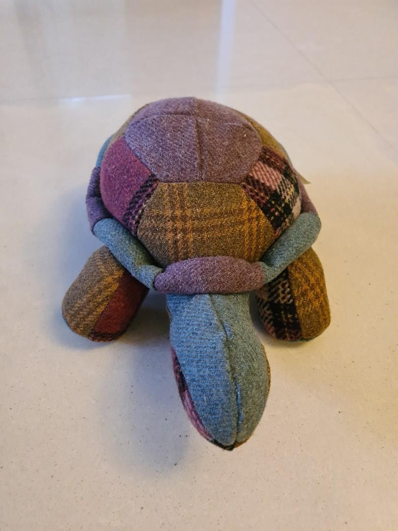 MUJI Patchwork Turtle Plush Toy, Hobbies & Toys, Toys & Games on Carousell