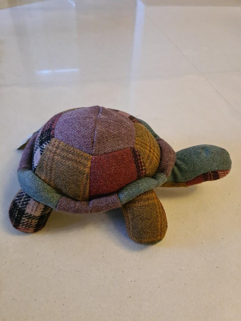 MUJI Patchwork Turtle Plush Toy, Hobbies & Toys, Toys & Games on Carousell