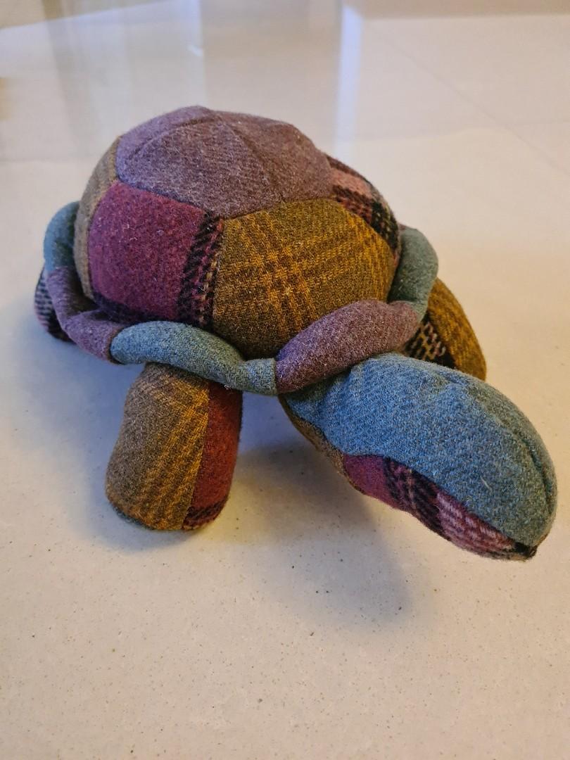 MUJI Patchwork Turtle Plush Toy, Hobbies & Toys, Toys & Games on Carousell