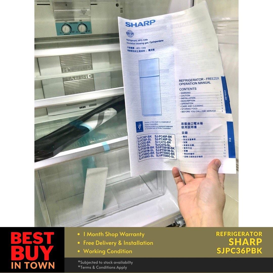 MUST BUY! SHARP ALL-NEW 364L Refrigerator For Sale!, TV & Home ...