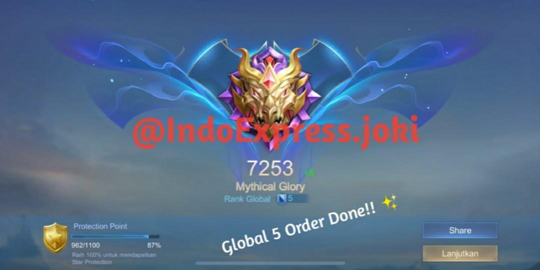 Mythical Glory Rank Mobile Legends boosting service, Video Gaming ...