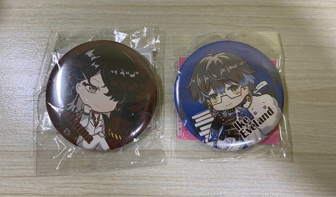 nijisanji en luxiem ike & vox fanmade can badges, Hobbies & Toys ...