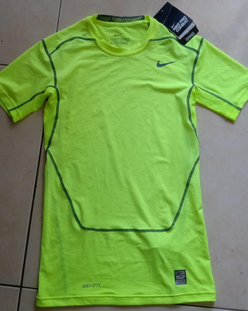 nike pro combat compressor shirt, Men's Fashion, Activewear on Carousell