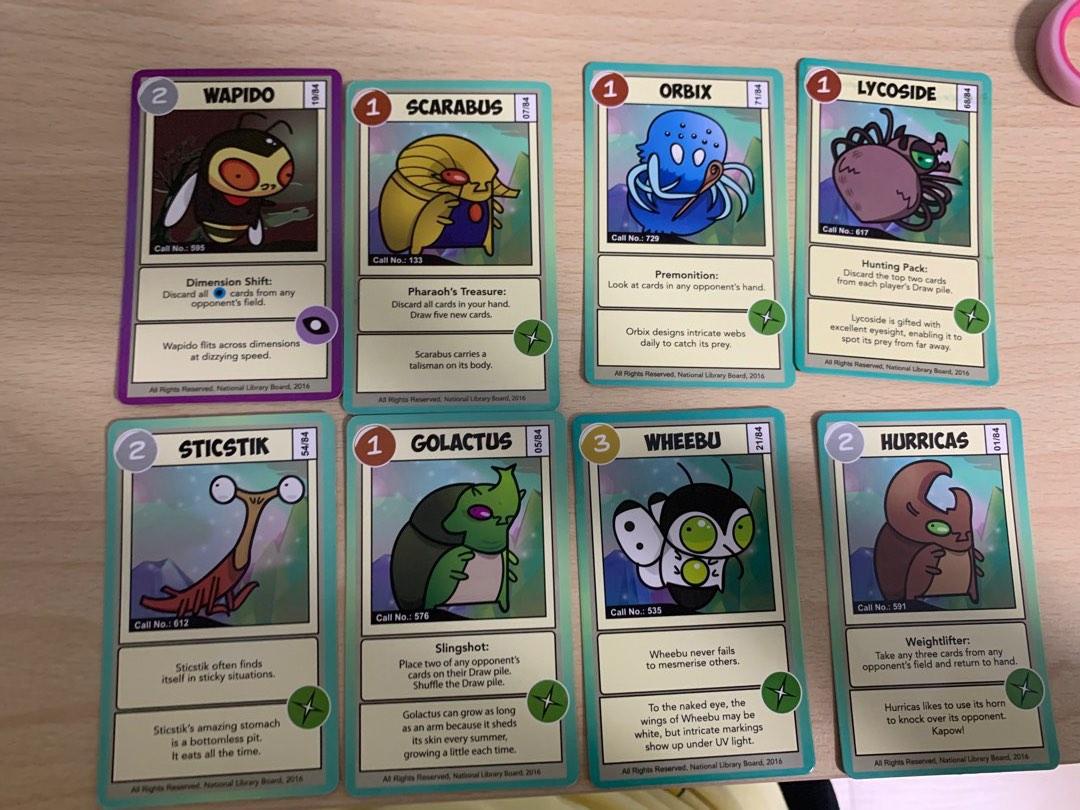 NLB Book Bug Cards, Hobbies & Toys, Toys & Games on Carousell