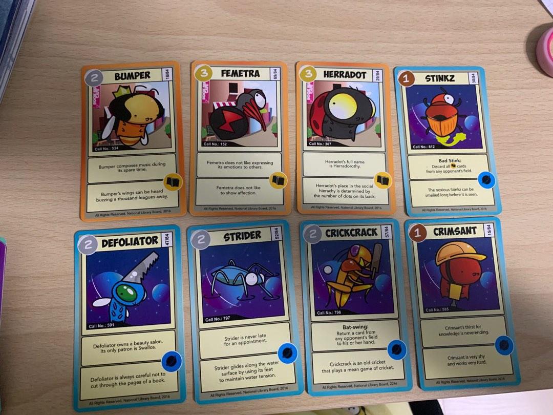 NLB Book Bug Cards, Hobbies & Toys, Toys & Games on Carousell