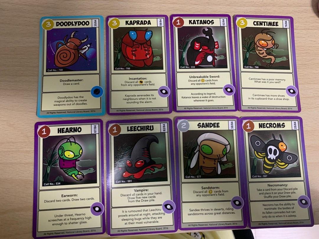 NLB Book Bug Cards, Hobbies & Toys, Toys & Games on Carousell