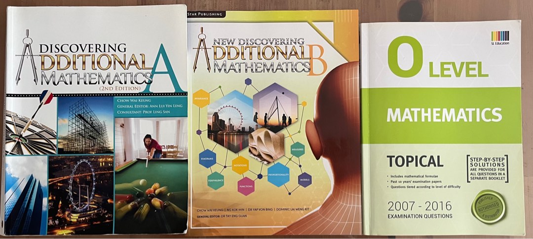 O level Maths & Amaths Assessment Books, Hobbies & Toys, Books ...