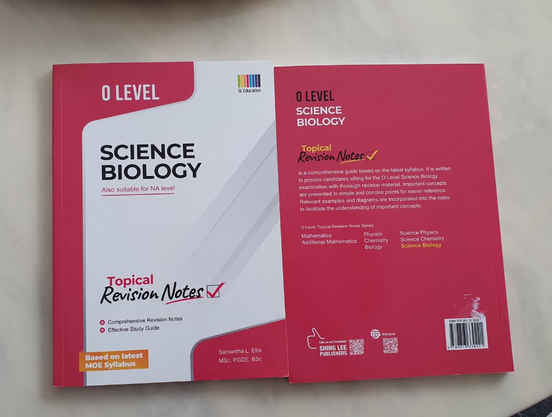 O Level Science Biology Topical Revision Notes Study Guide, Hobbies ...