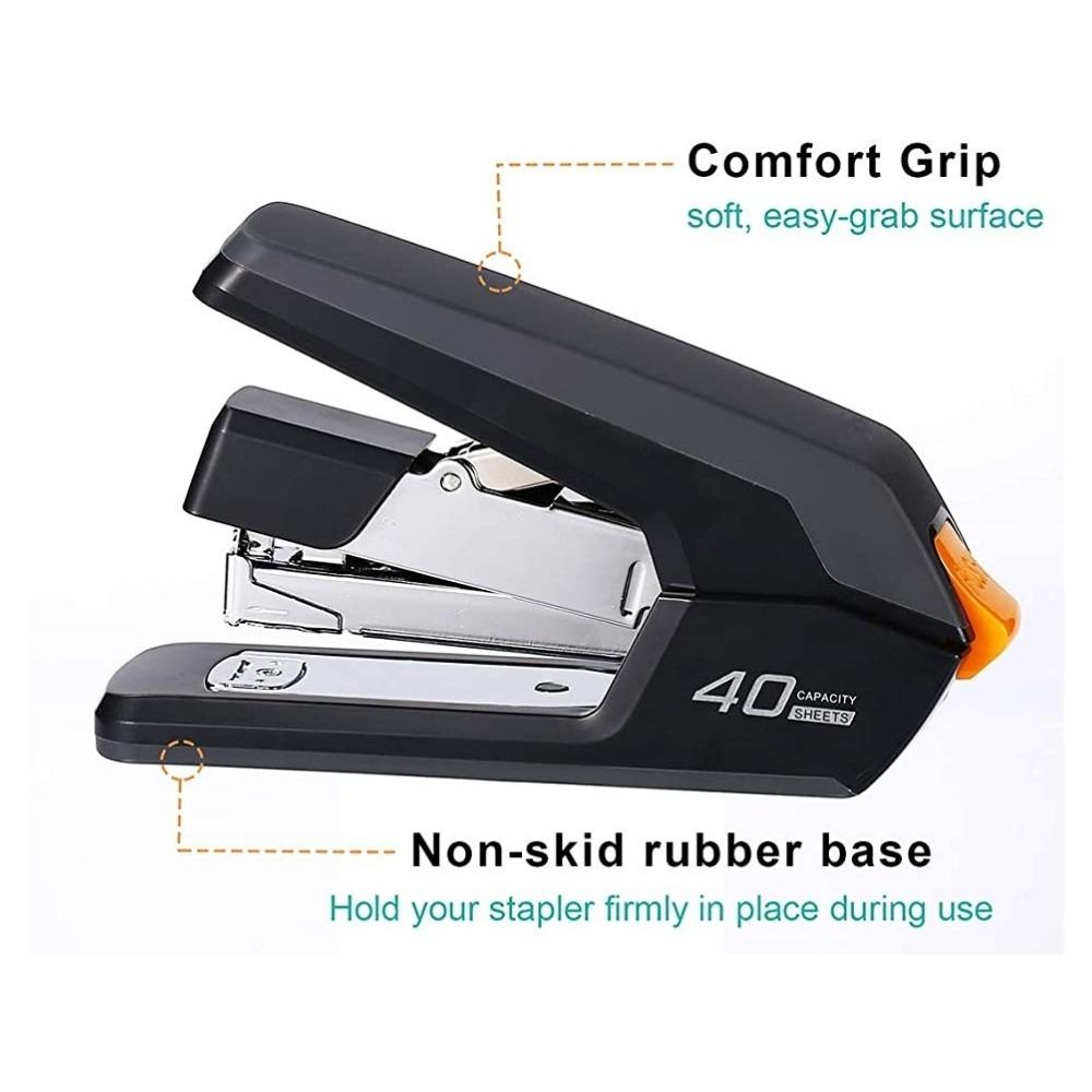 Office Stapler 40-50 Sheets Capacity One Finger Touch Stapling Easy to ...