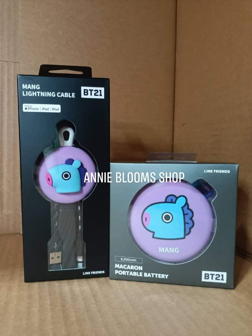 Official BT21 LIGHTNING CABLE + 6200 mAh BATTERY, Hobbies & Toys, Memorabilia & Collectibles, K ...
