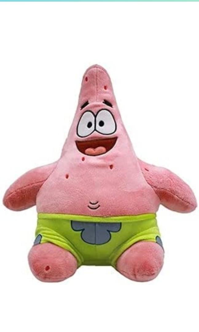 Official Nickelodeon Patrick Star (SpongeBob SquarePants) Plushie Soft Toy, Hobbies & Toys, Toys ...