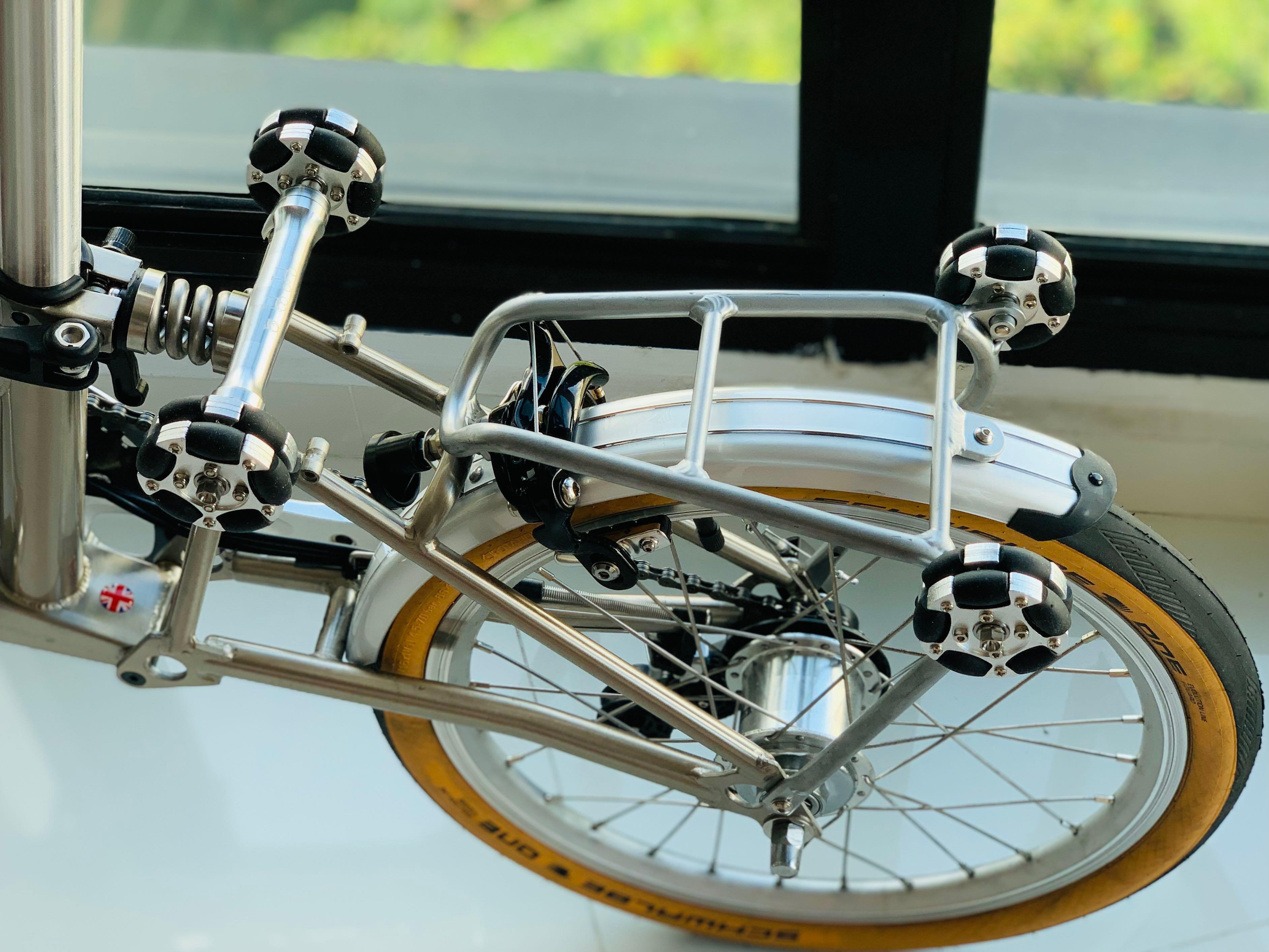 Omni Wheels for Brompton, Pikes, 3sixty ,Camp Royal, Sports Equipment ...