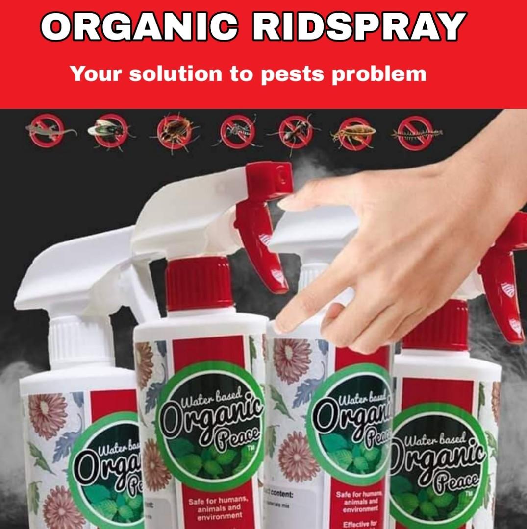 ORGANIC RIDSPRAY / WATERBASED INSECTICIDE / ODOURLESS / COCKROACH ...