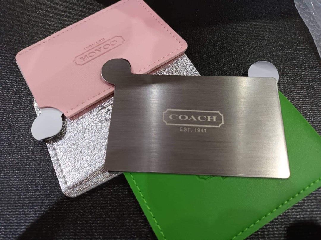 Original Coach Pocket Mirror w/ Sleeves., Women's Fashion, Bags ...