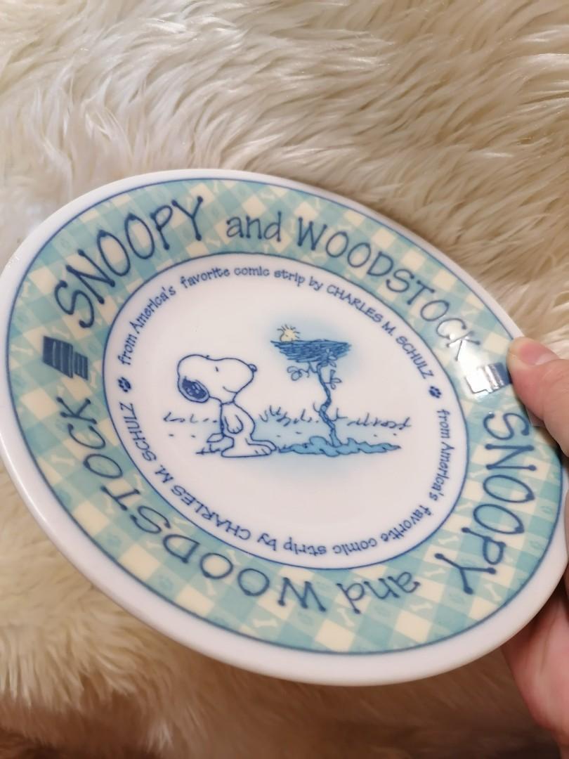 Original Japan Snoopy Ceramic plate !﻿ So cute!﻿ Worth to collect ...
