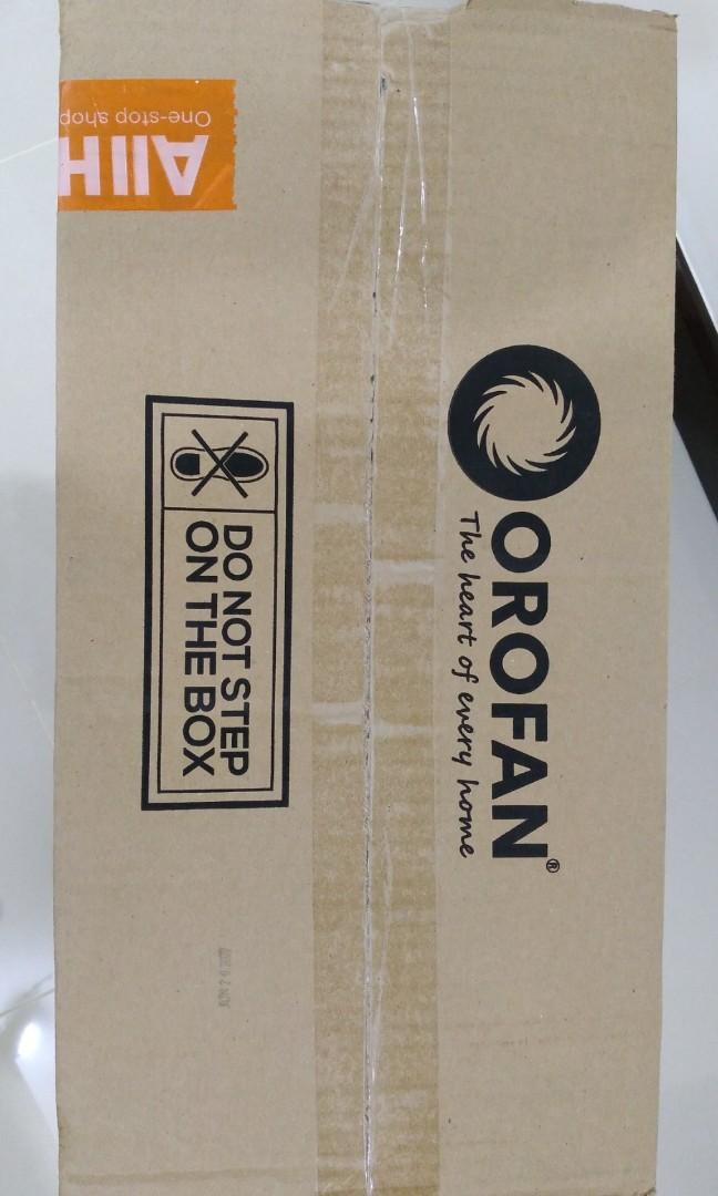 Orofan Stand Fan Unopened, Furniture & Home Living, Lighting & Fans ...