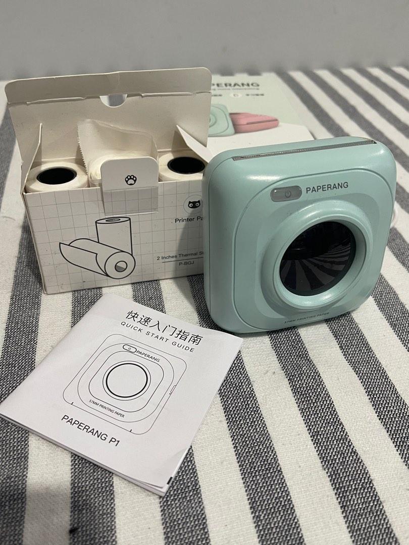 Paperang Portable Thermal Printer (Light Blue), Computers & Tech ...