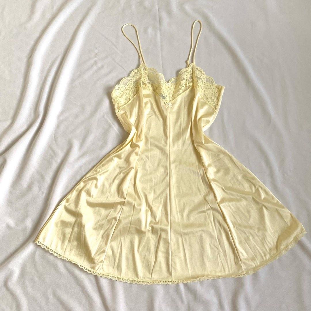 Pastel Slip Dress / Lingerie, Women's Fashion, Dresses & Sets, Dresses ...