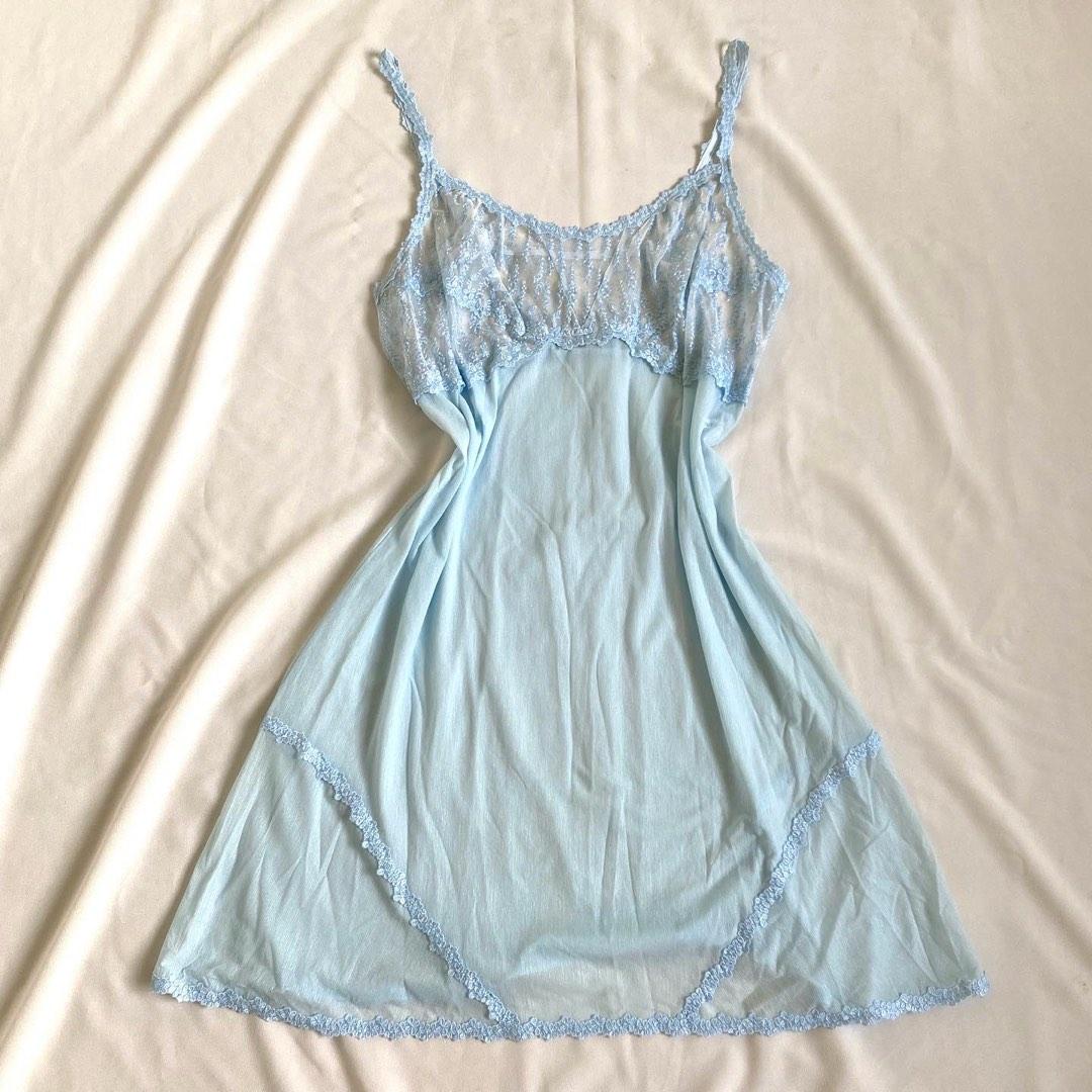 Pastel Slip Dress / Lingerie, Women's Fashion, Dresses & Sets, Dresses ...