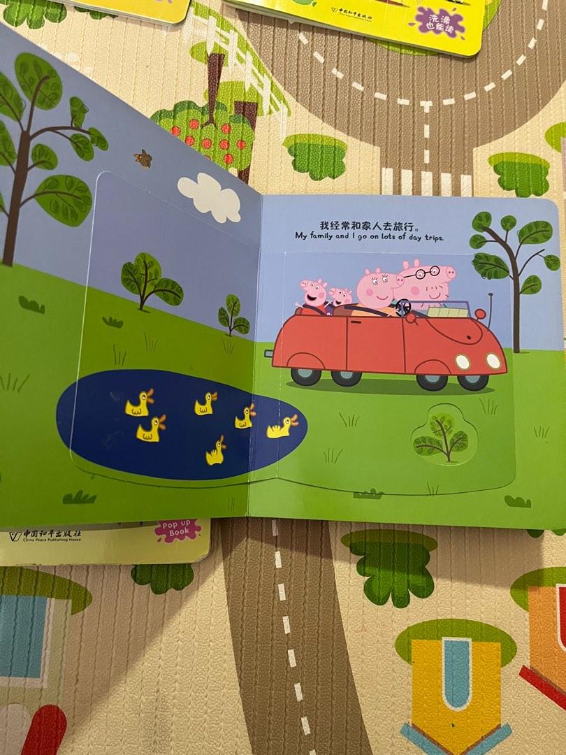 Peppa pig pop up story books And normal book, Hobbies & Toys, Books ...