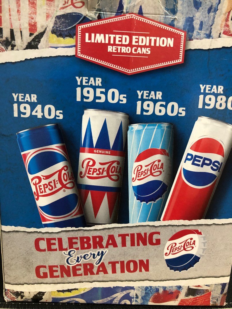 Pepsi Fan!! Limited edt Retro Cans, Hobbies & Toys, Memorabilia ...