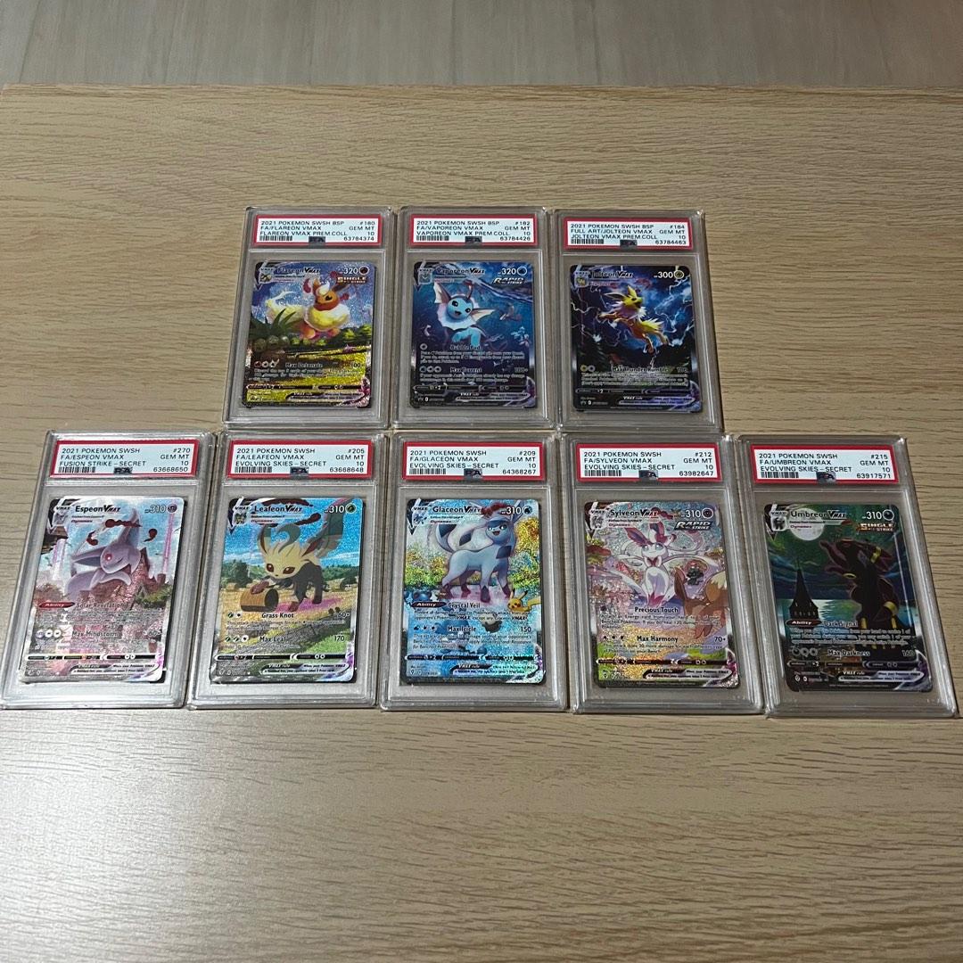 Pokemon Eeveelutions Vmax AA Full Set, Hobbies & Toys, Toys & Games on ...