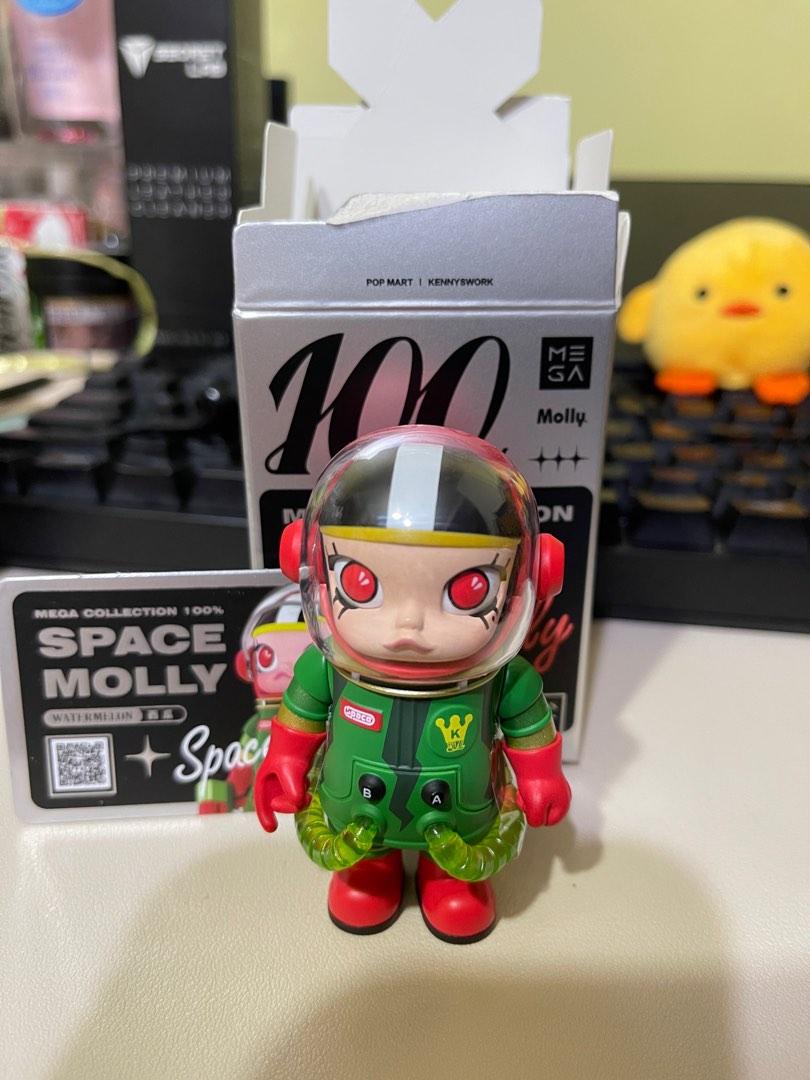 Pop mart space molly 100% watermelon, Hobbies & Toys, Toys & Games on Carousell