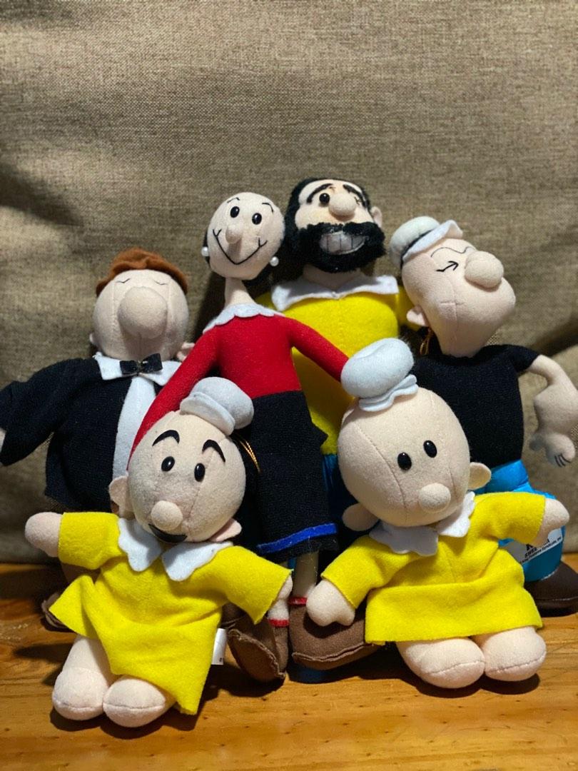 Popeye Plush Toys (Bundle), Hobbies & Toys, Toys & Games on Carousell