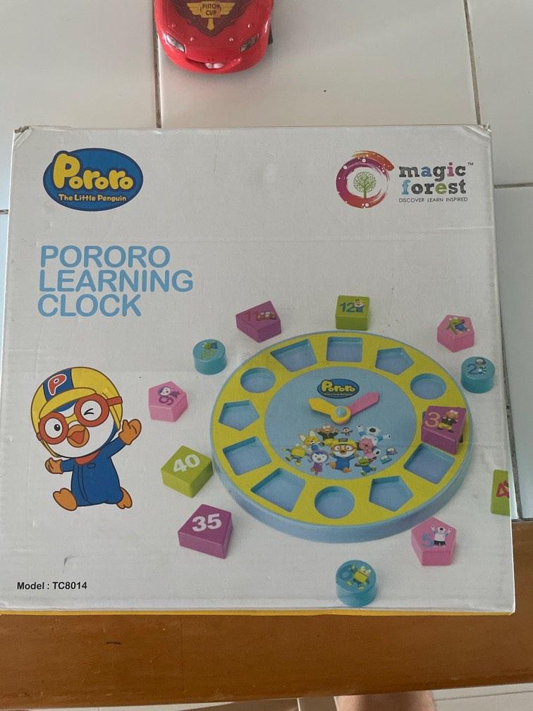 Pororo Learning Clock, Babies & Kids, Infant Playtime on Carousell