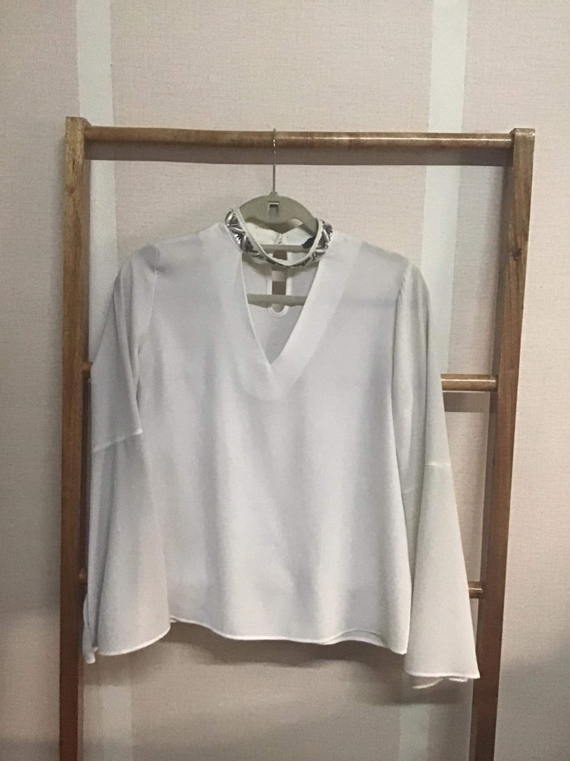 Primark white top, Women's Fashion, Tops, Blouses on Carousell