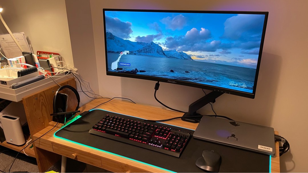 Prism+ X300 and Arc Lite monitor arm, Computers & Tech, Parts ...