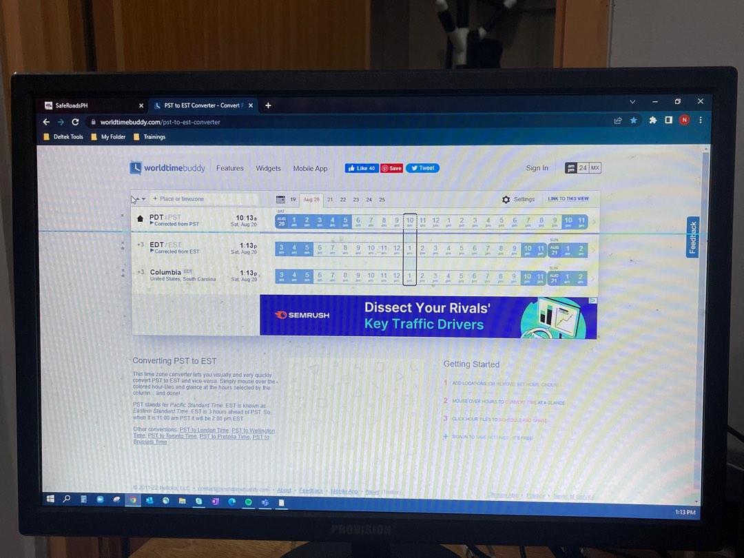 Provision 19" Led Monitor with HDMI port, Computers & Tech, Desktops on ...