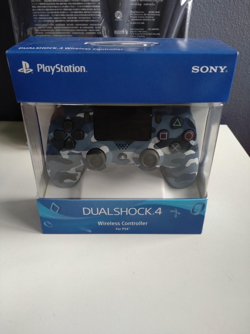 ps4 camo controller blue