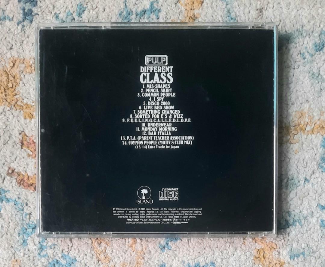 Pulp - Different Class CD, Hobbies & Toys, Music & Media, CDs & DVDs on ...