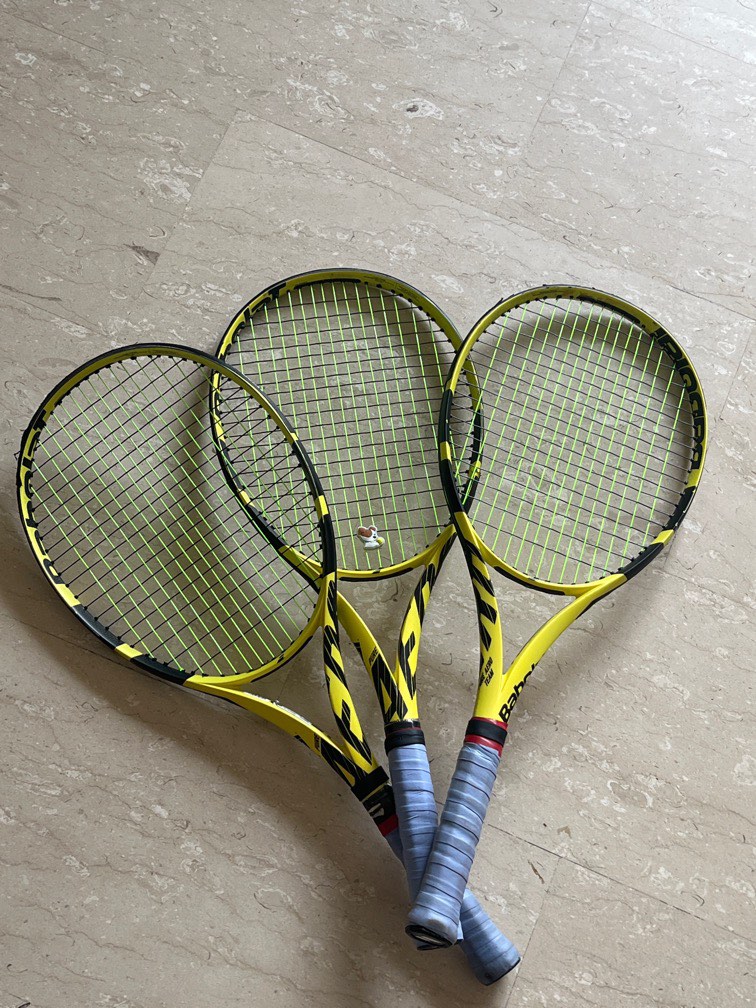 Pure aero team tennis racket, Sports Equipment, Sports & Games, Racket ...