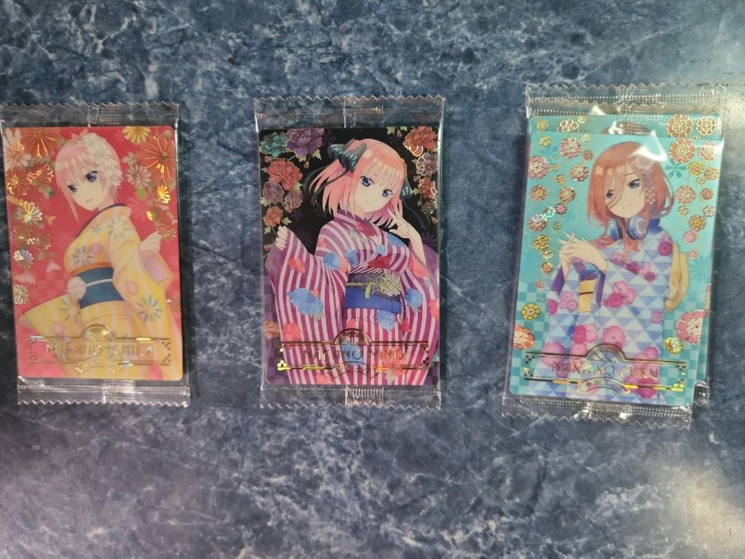 Quintessential Quintuplets Wafer Cards, Hobbies & Toys, Memorabilia ...