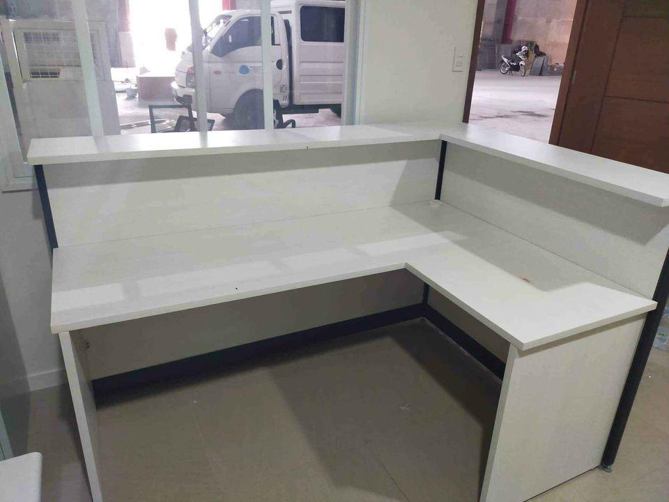 reception table L type | office table | office furniture, Furniture ...